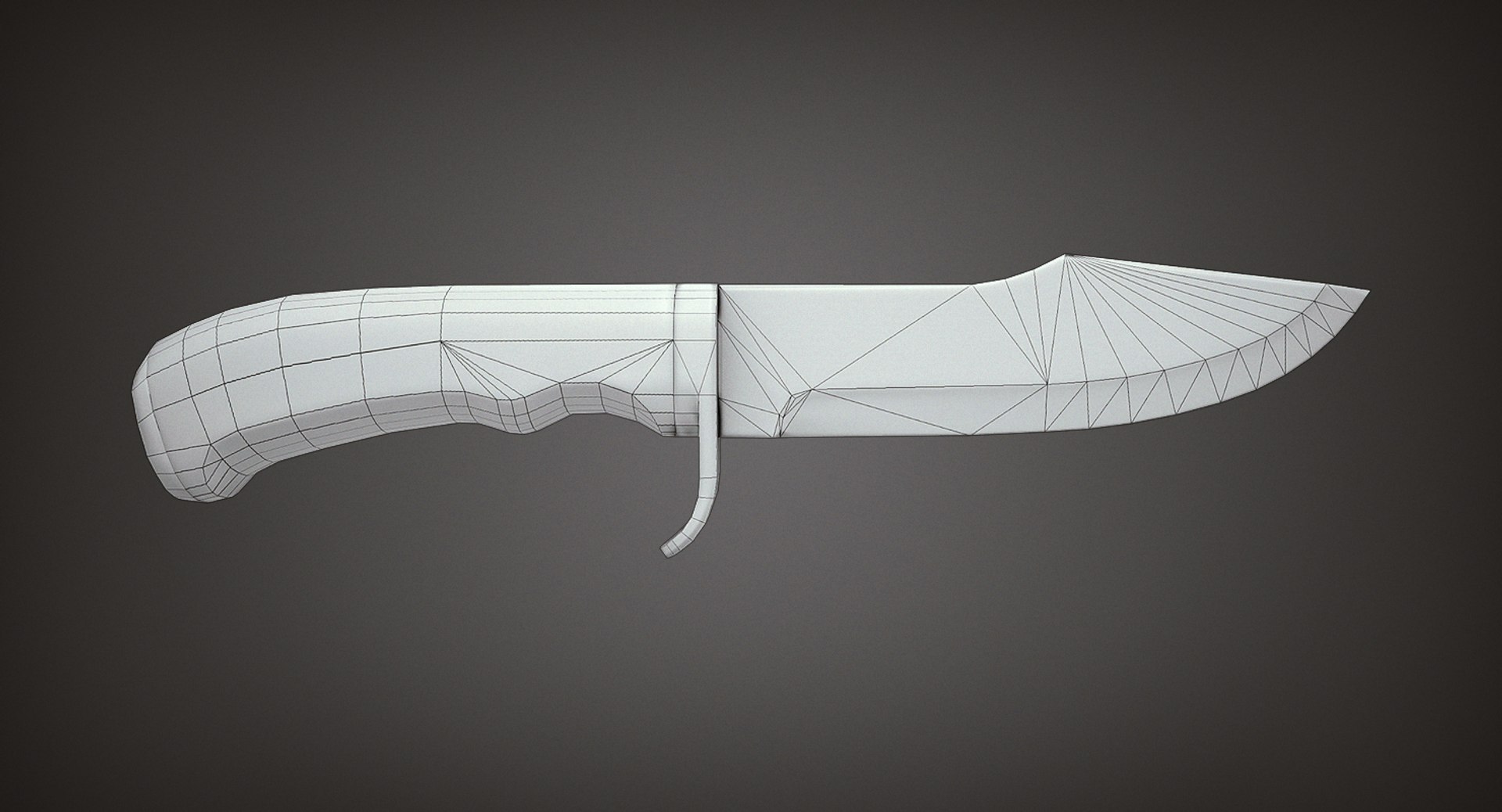 3d Realistic Knife Ready Pbr Model