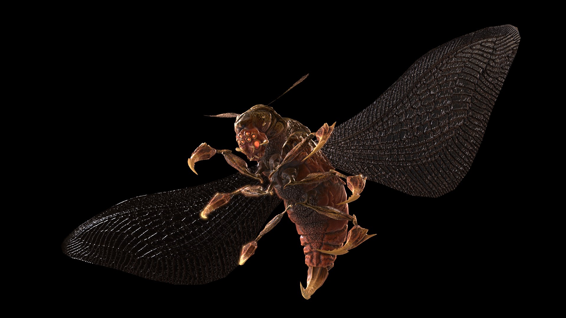 3D Flying Bug 12 - TurboSquid 1742010