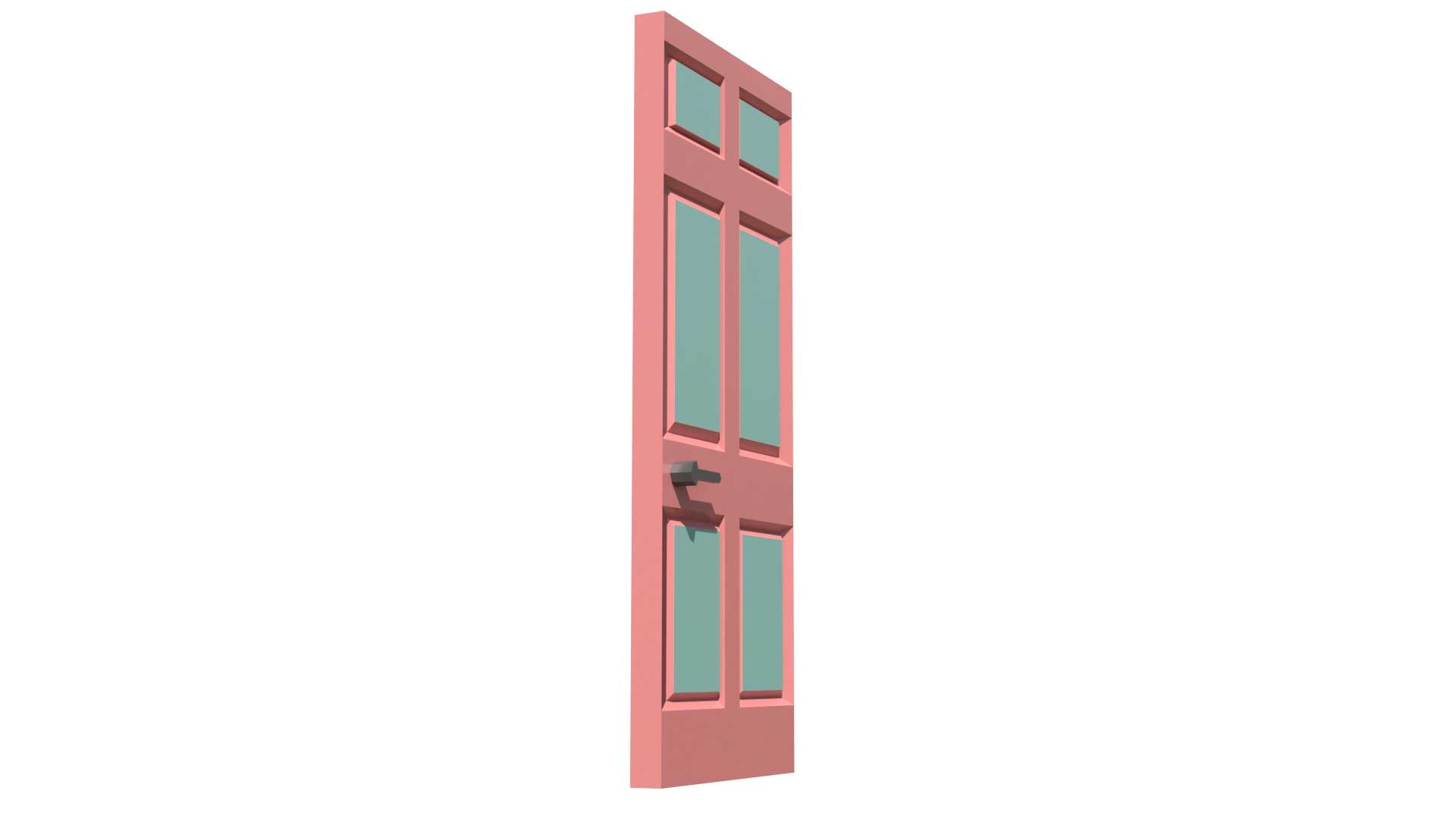 Low Poly Door 3D Model 3D Model - TurboSquid 2291272