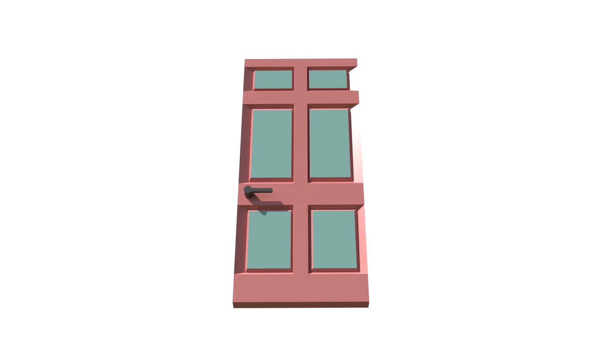 Low Poly Door 3D Model 3D Model - TurboSquid 2291272