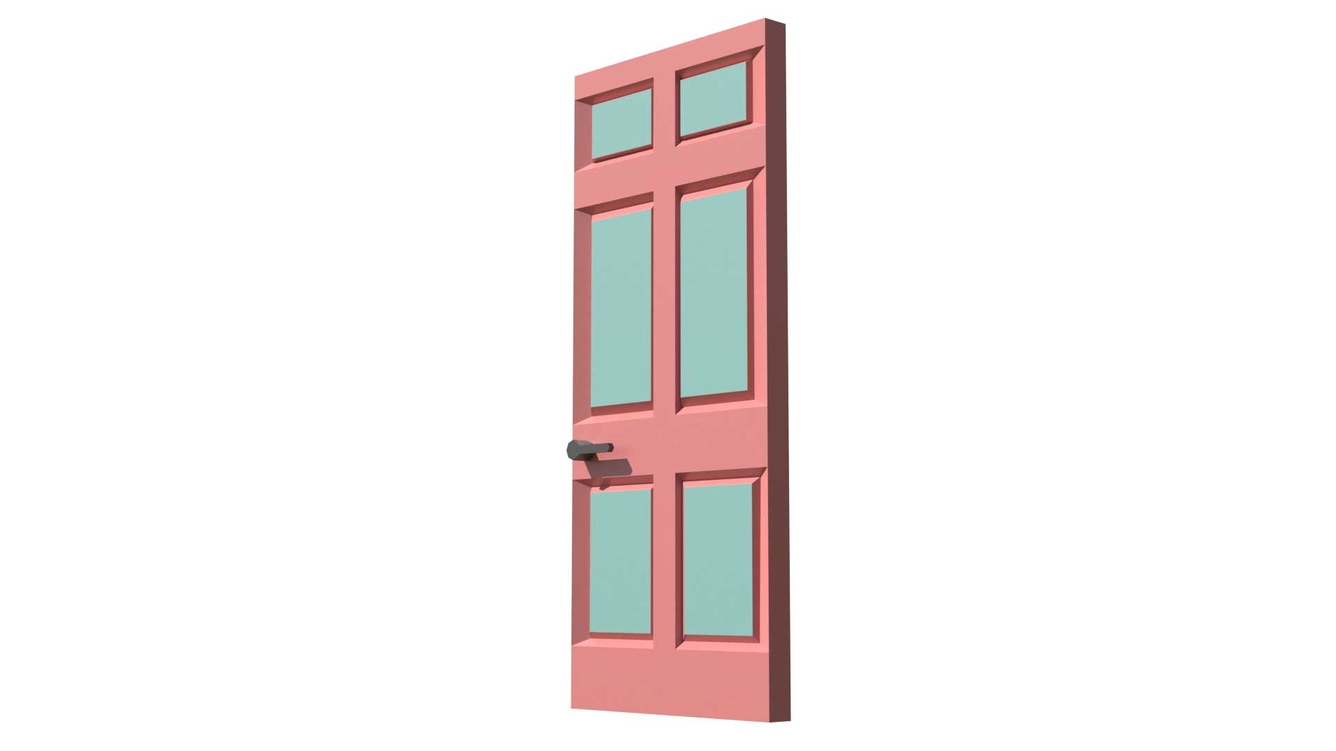 Low Poly Door 3D Model 3D Model - TurboSquid 2291272