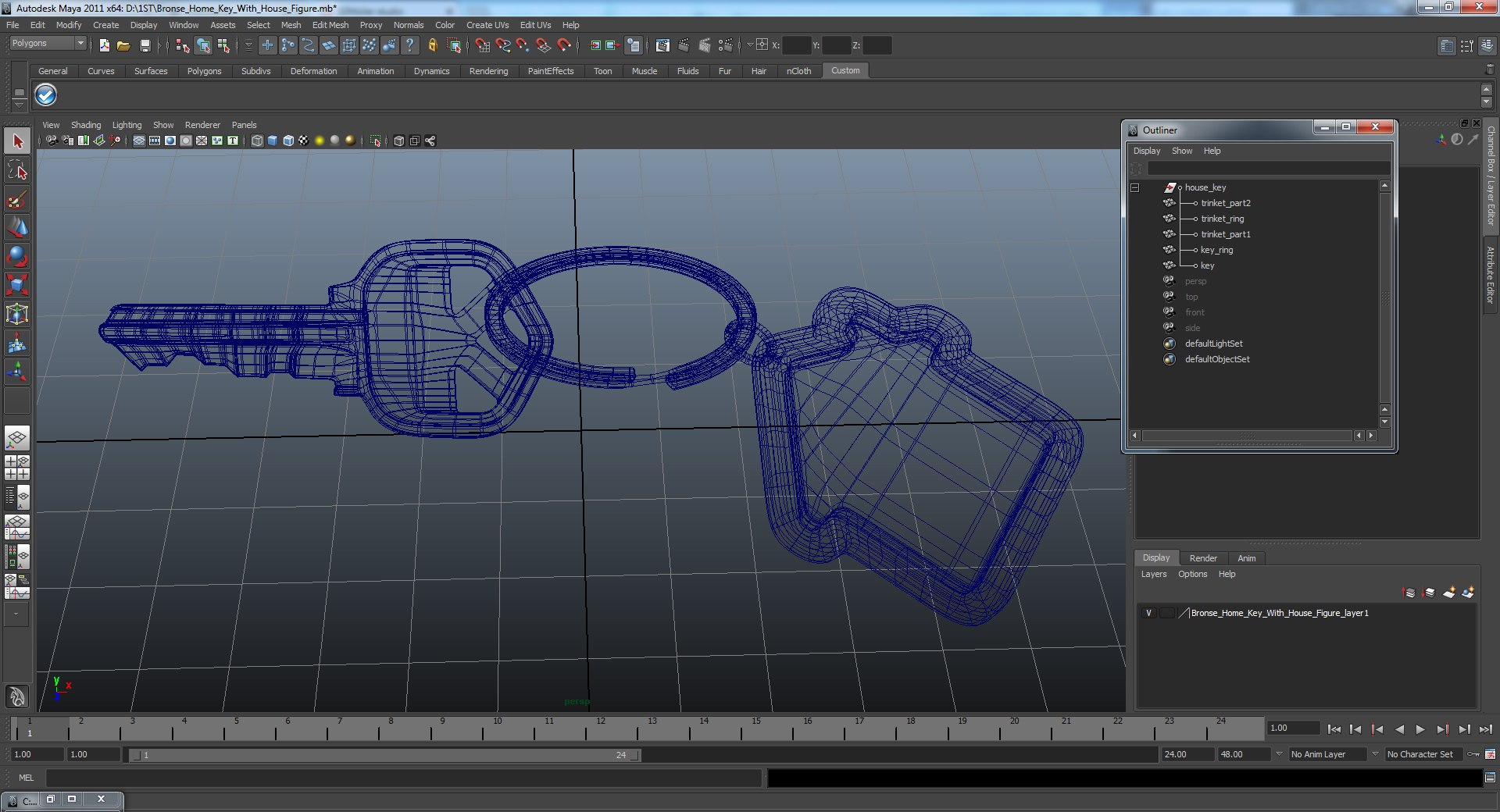 Bronse home key house 3D model - TurboSquid 1231883