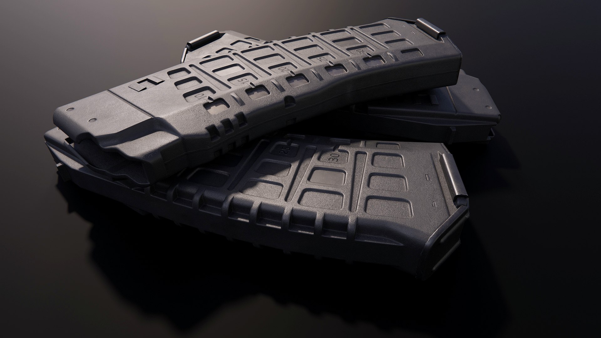 3D Model Gun Magazine Modern AK12 Kalashnikov Rifle AK200 - TurboSquid ...