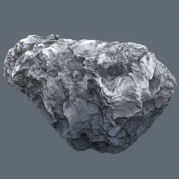 Asteroid meteor rock 3D model - TurboSquid 1433611