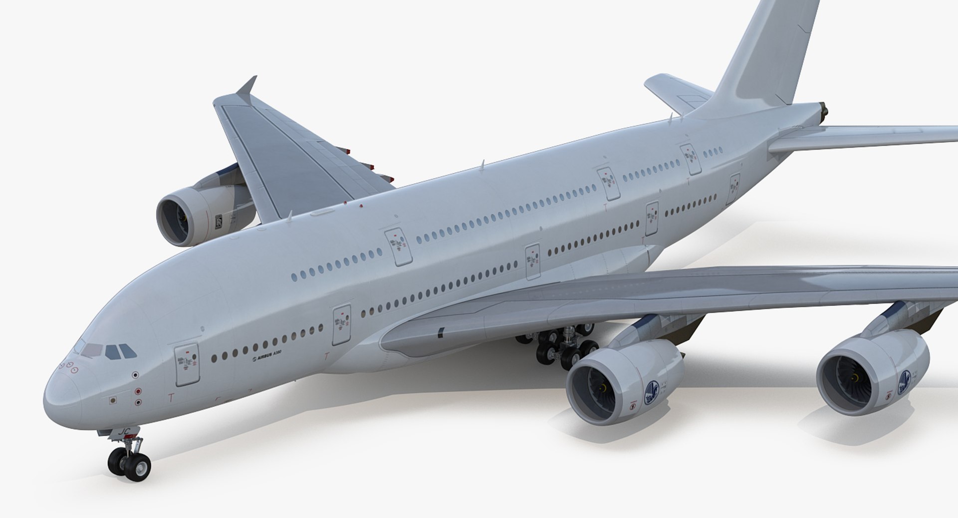 Airbus A380-800 Generic 3D Model - TurboSquid 1231488