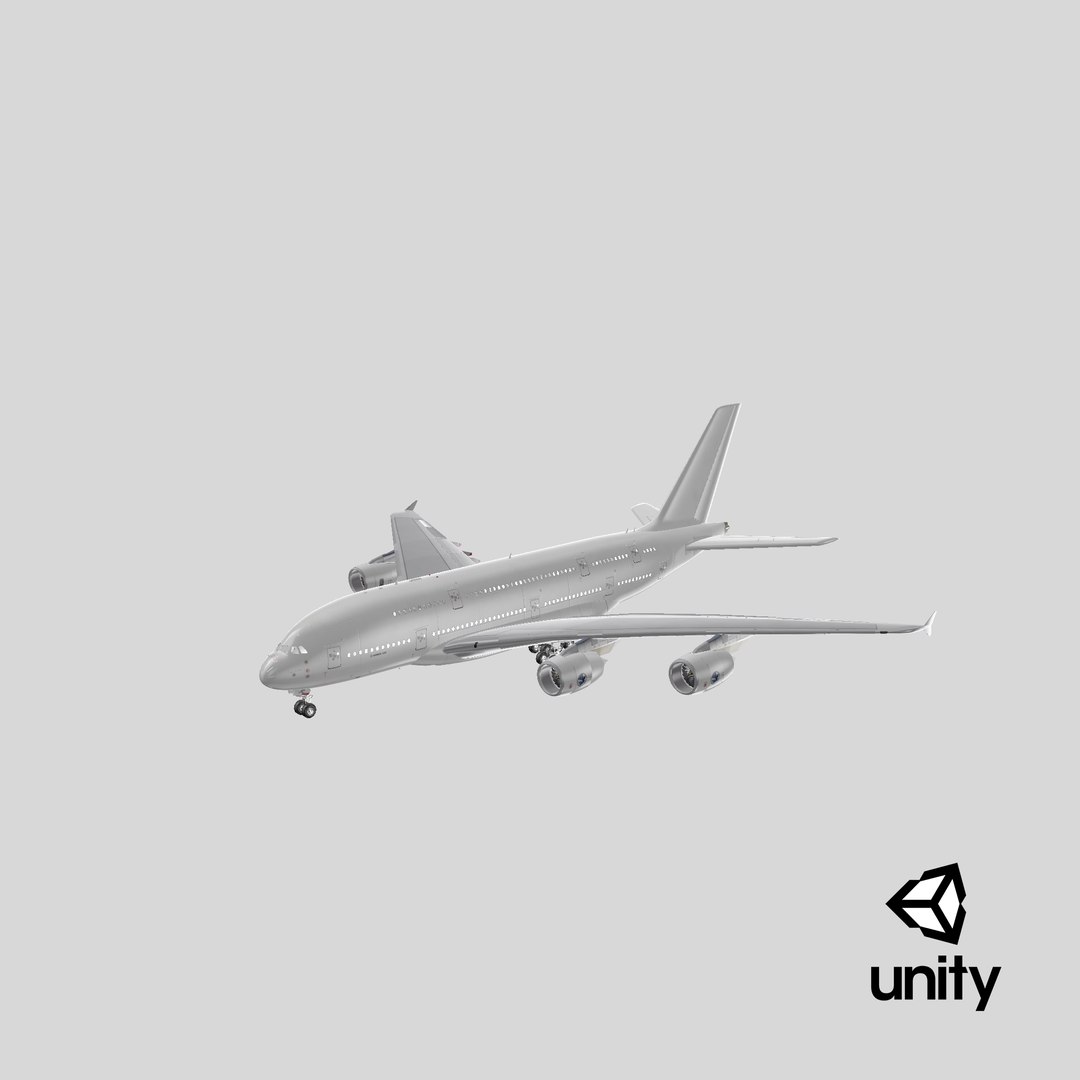Airbus A380-800 Generic 3D Model - TurboSquid 1231488
