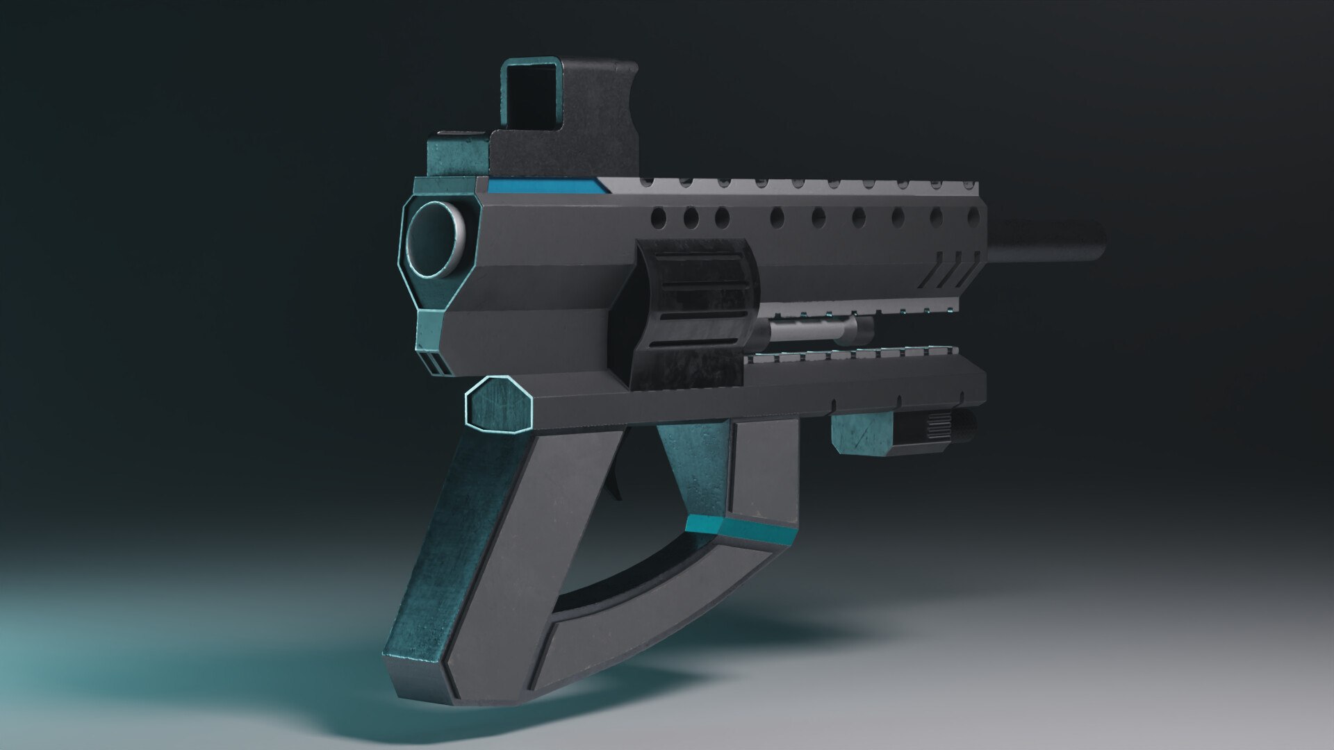 3D Sci-Fi Gun Model - TurboSquid 2001134