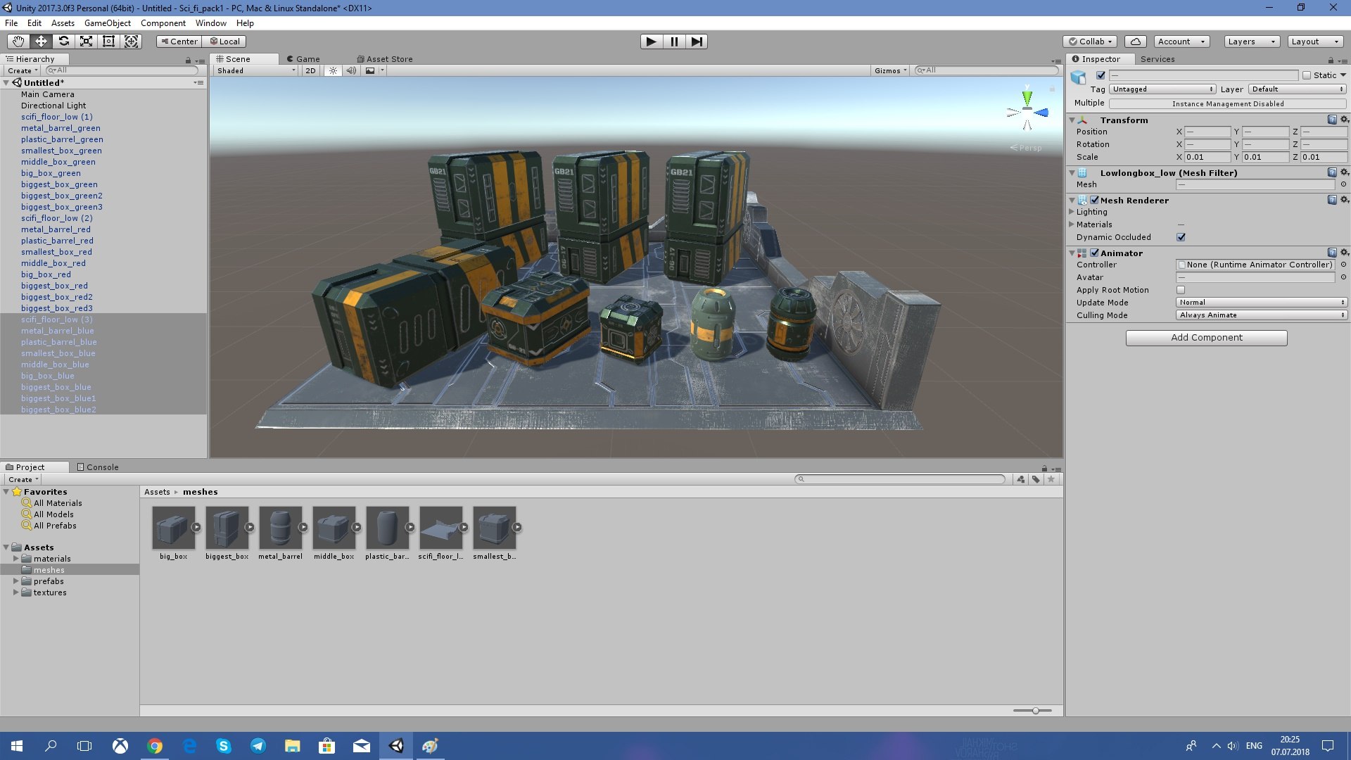 3D Sci-fi Containers Pack Model - TurboSquid 1304130