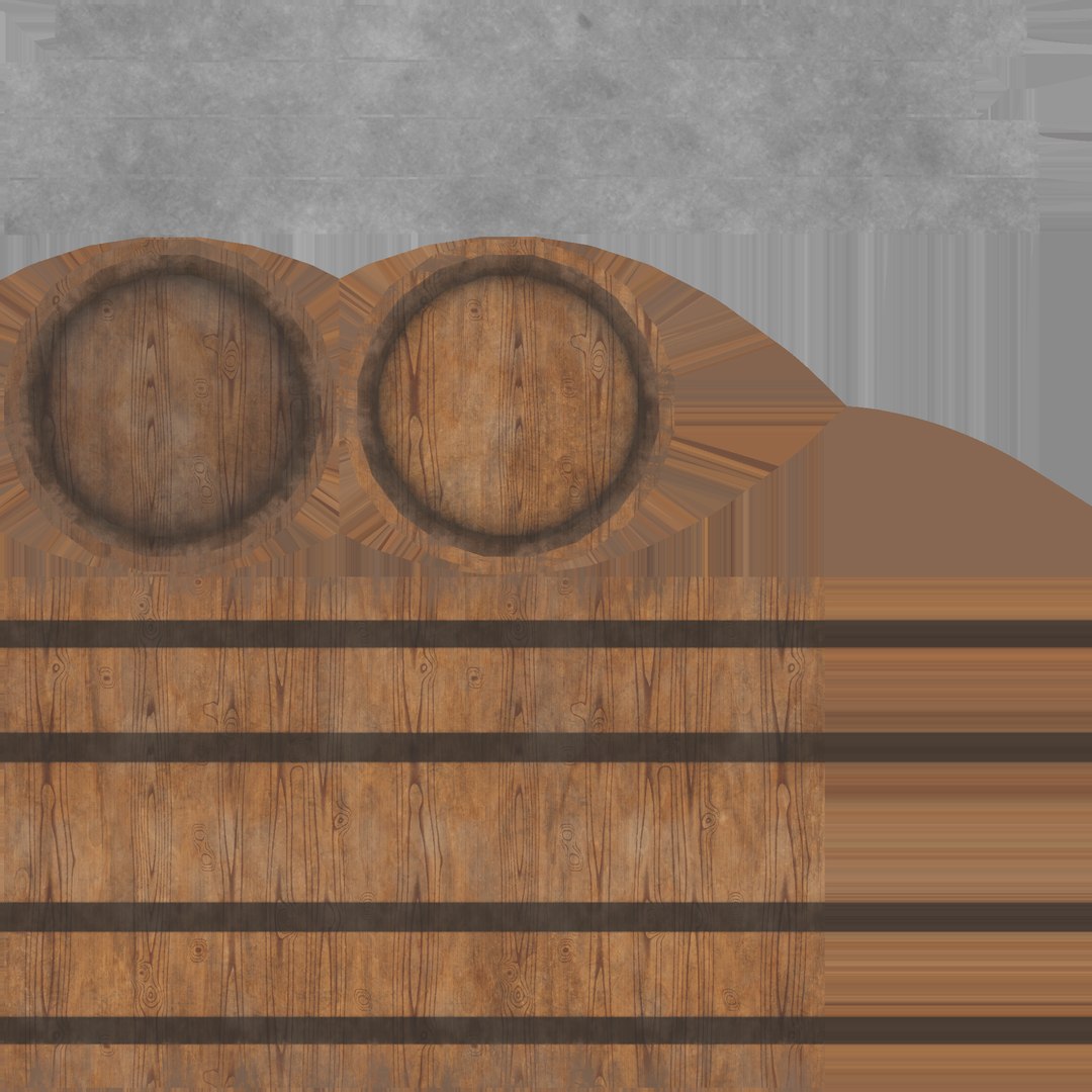 Wooden Barrel 3D model - TurboSquid 2150113