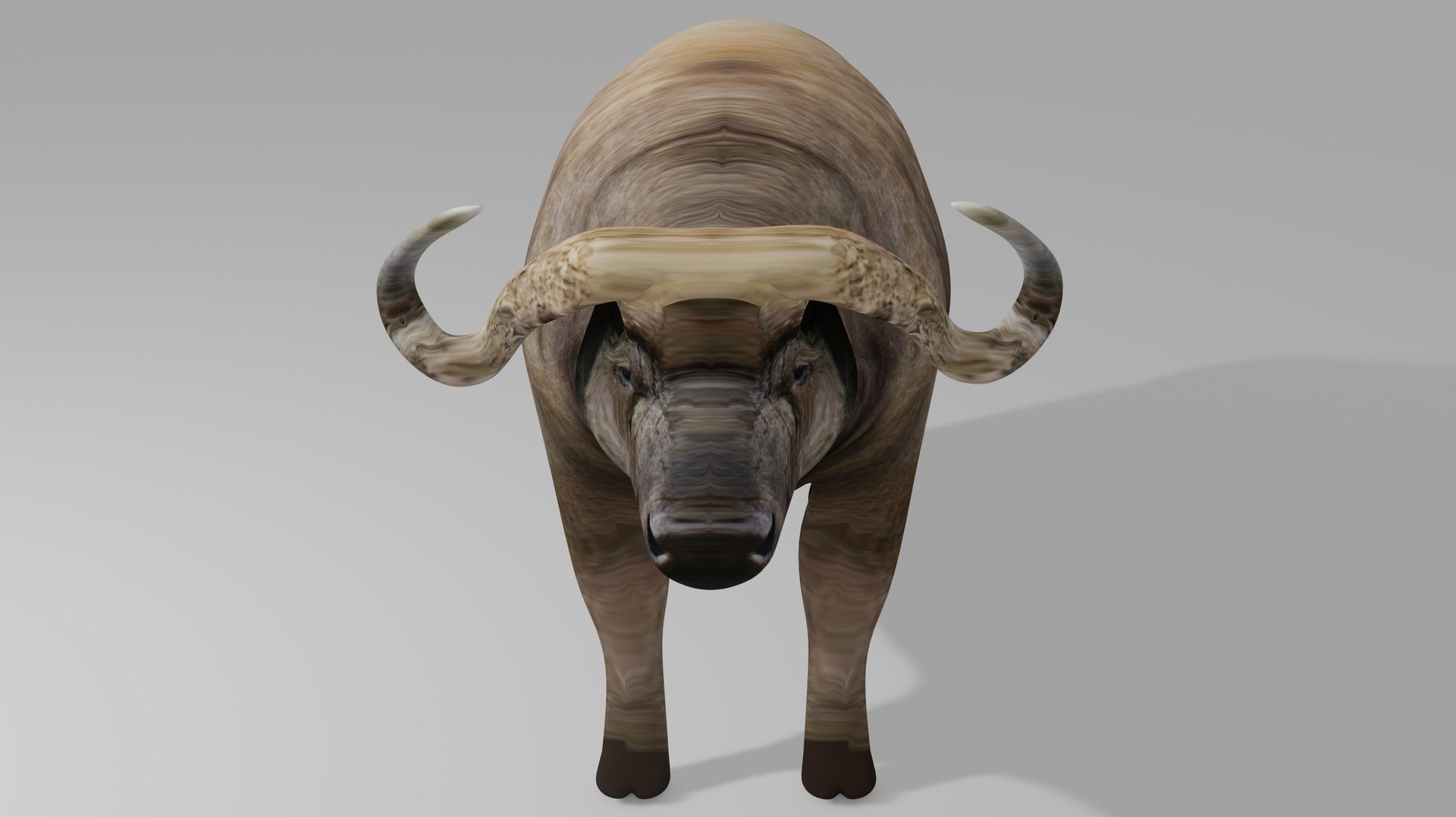3D Model Realistic Buffalo OBJ Blend - TurboSquid 2217506