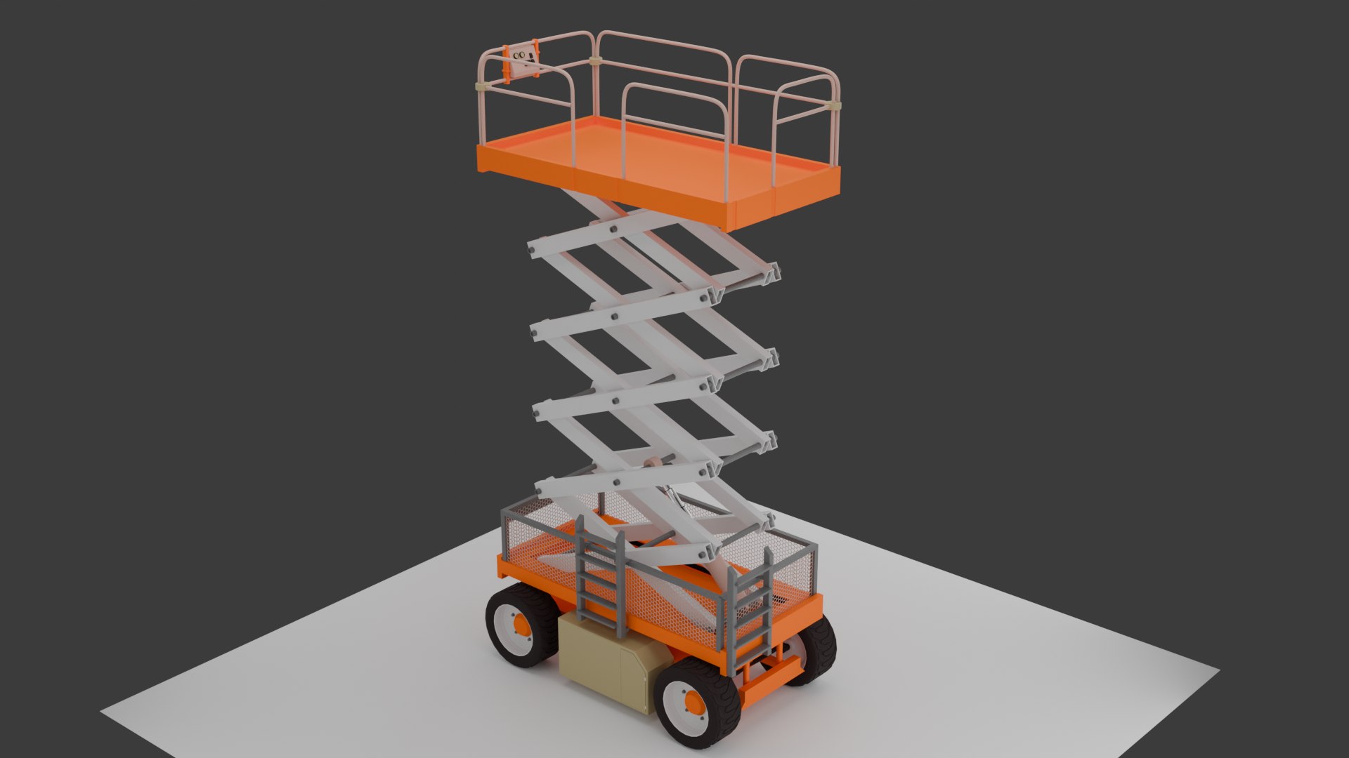 Scissor Lift 3D Model - TurboSquid 2194256