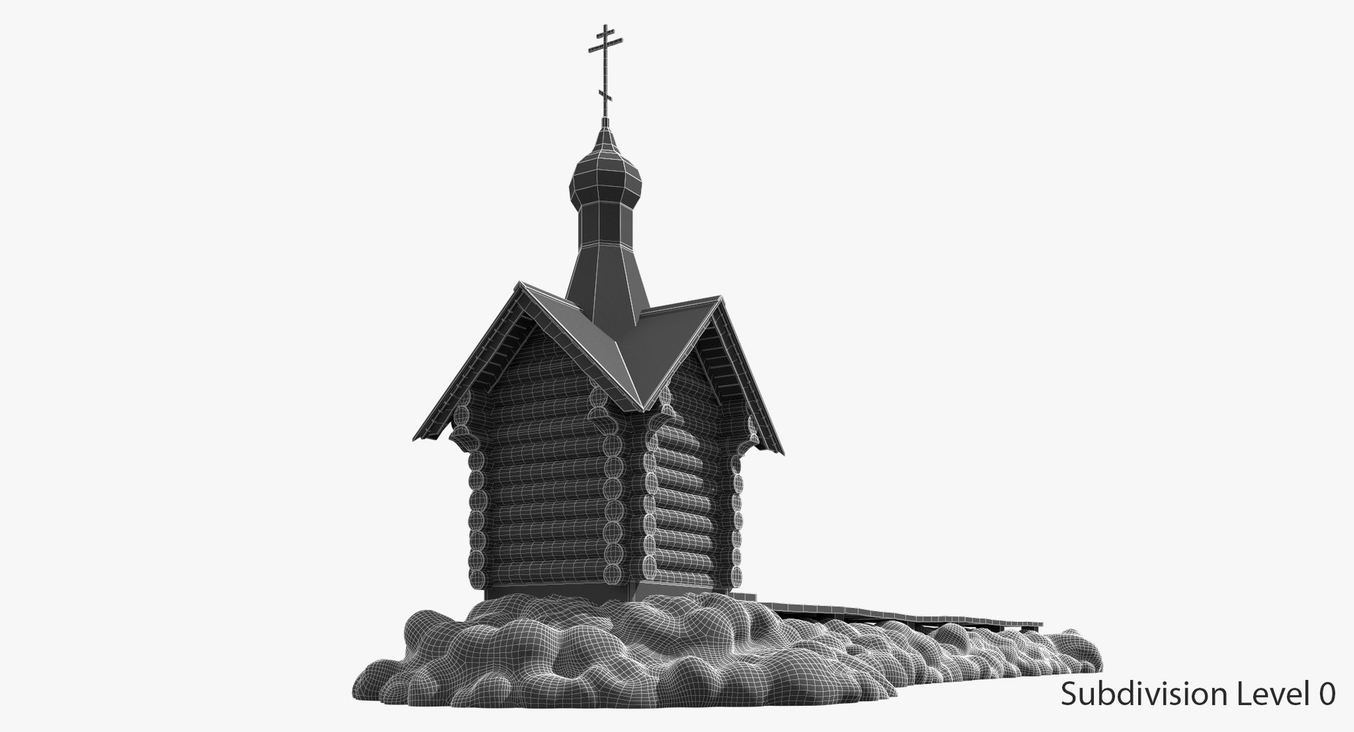 Chapel 3D Model - TurboSquid 2061029