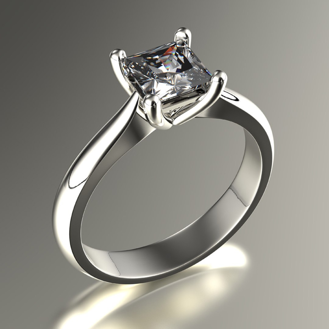 3d Engagement Ring