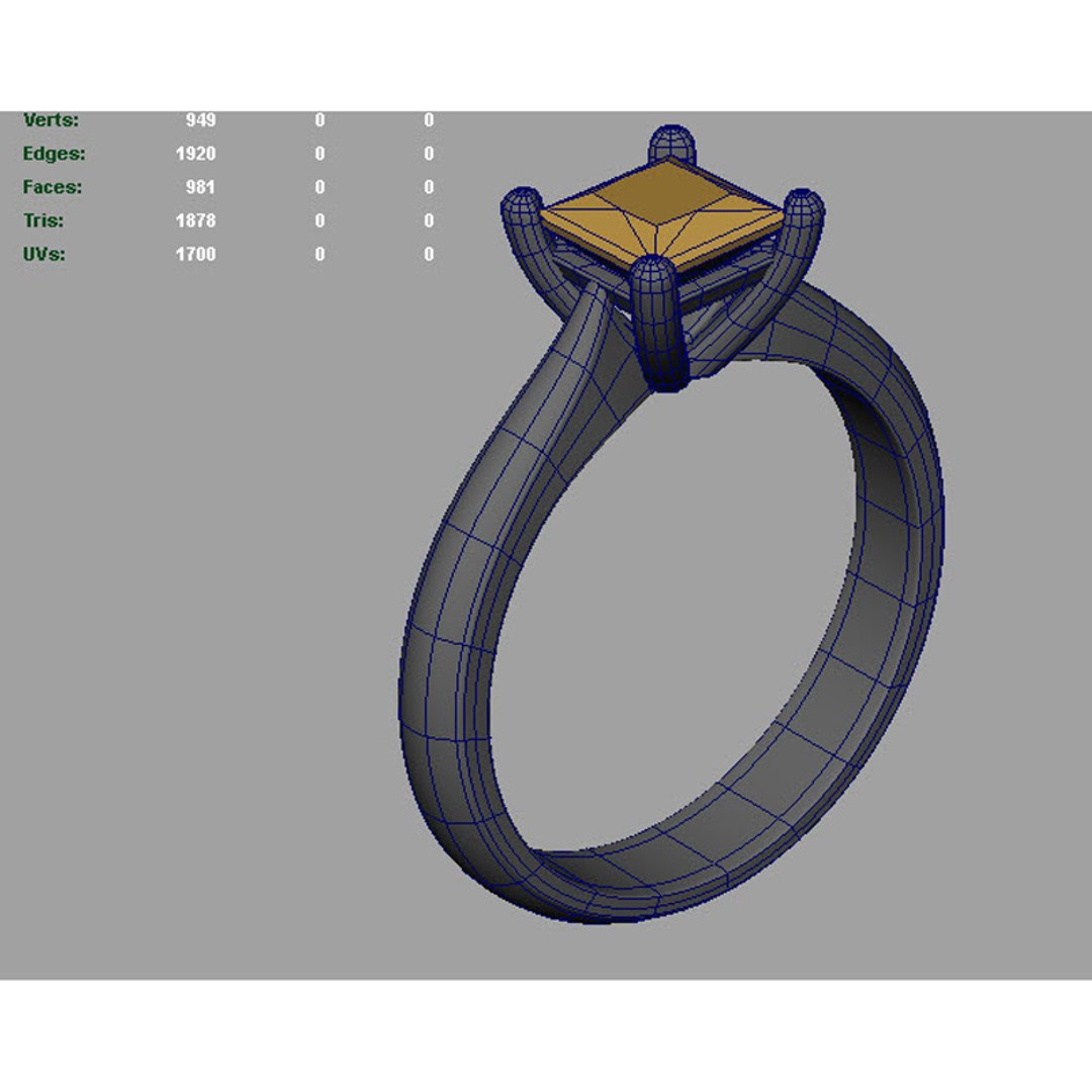3d Engagement Ring