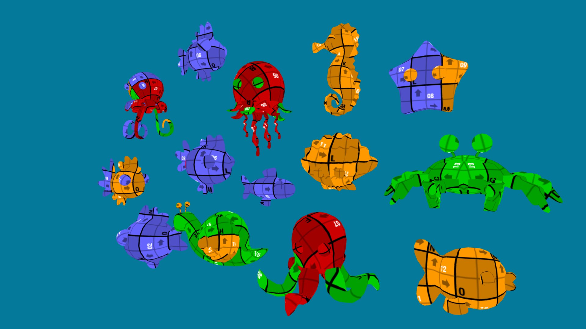 3D Cartoon Fish Pack 3 - TurboSquid 2134137