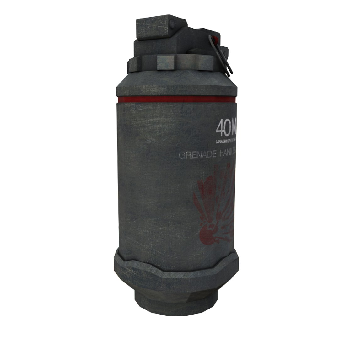 Frag Grenade 3d Max