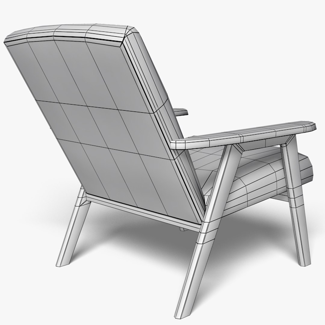 3d Model 60ies-style Furniture Kit