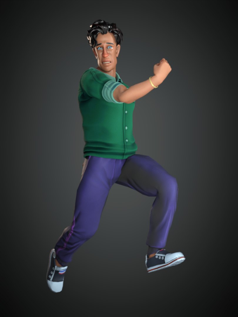 Cartoon Rigged Style Character Man 3D Model - TurboSquid 2134692