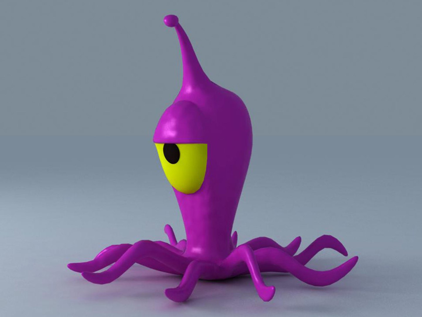 Alien Toy 3d Model