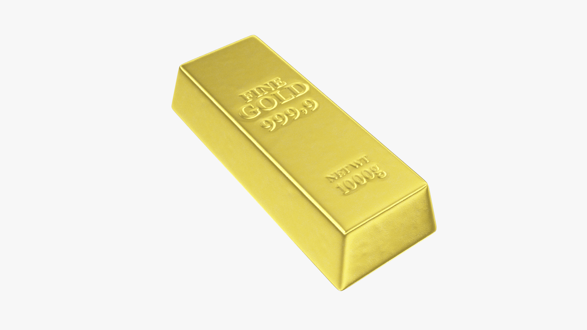 Gold Bar 3D Model - TurboSquid 1533322
