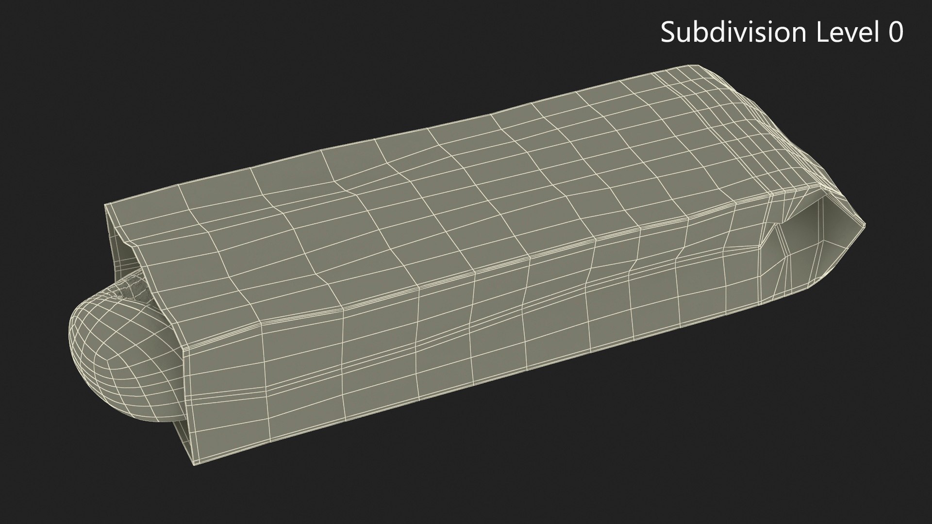 Paper Bread Bag White 3D - TurboSquid 2228001