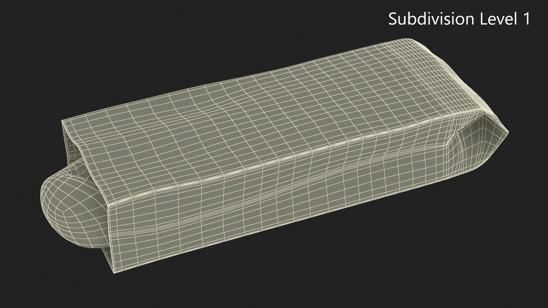 Paper Bread Bag White 3D - TurboSquid 2228001
