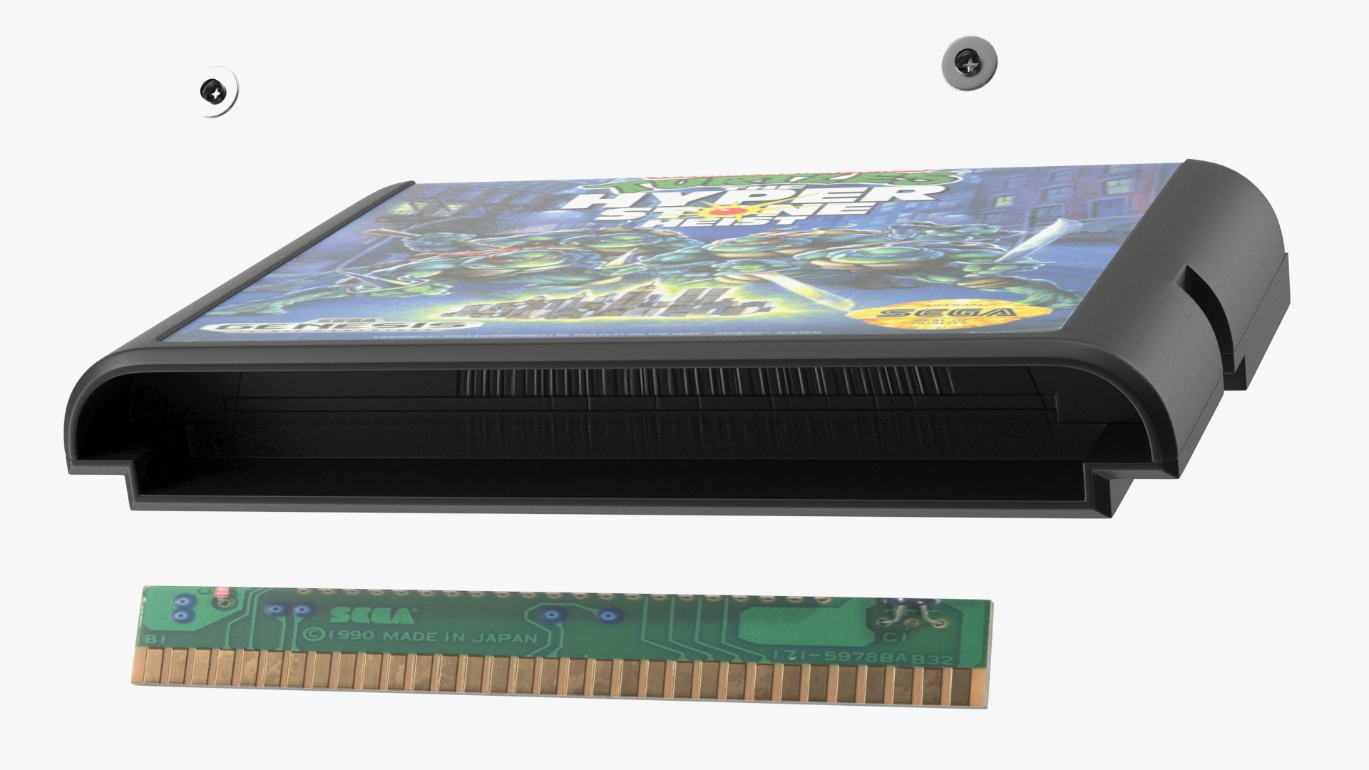 3D Cartridge Sega Turtles Model - TurboSquid 2139441