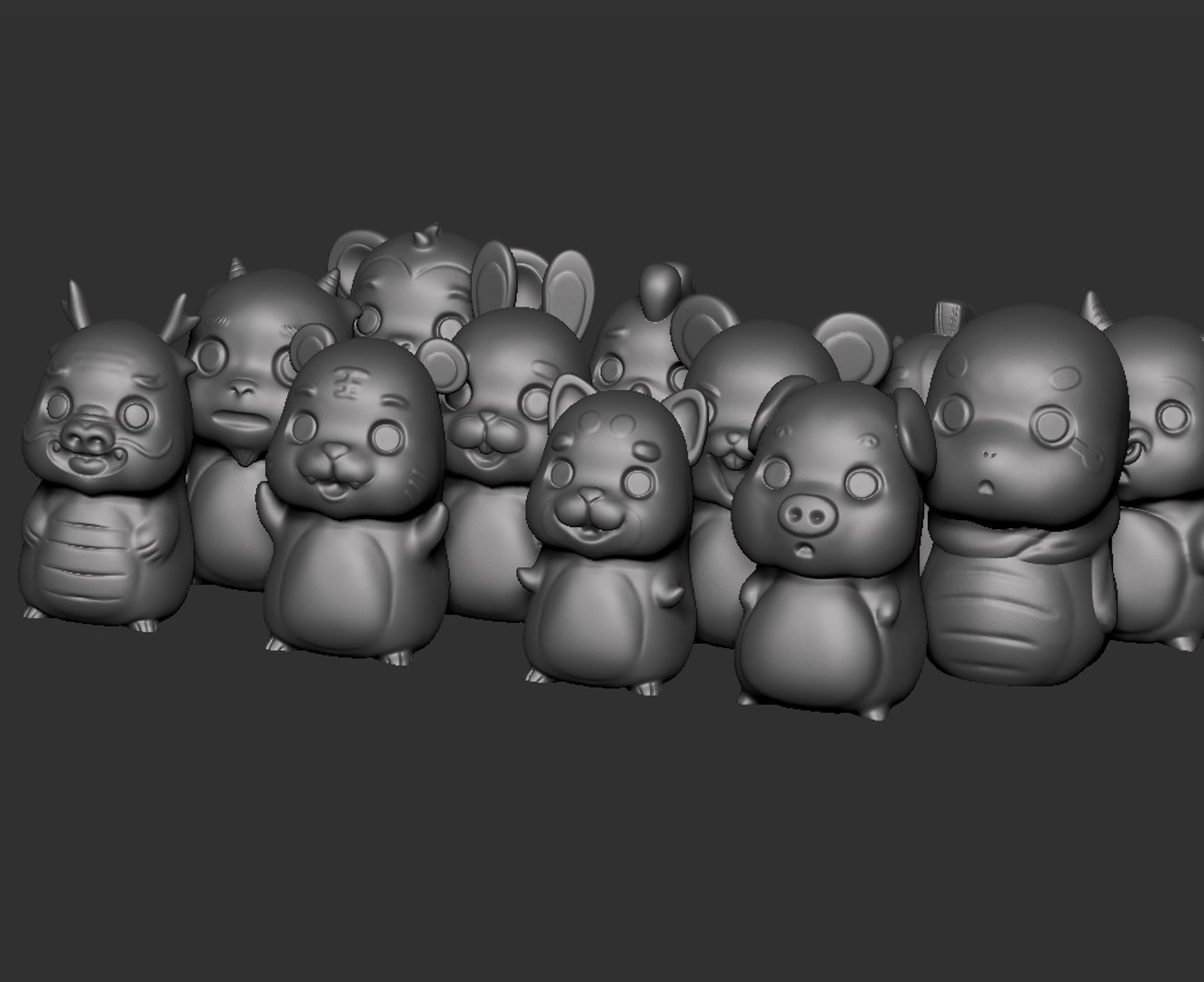 Cute Animals 3D - TurboSquid 1607832
