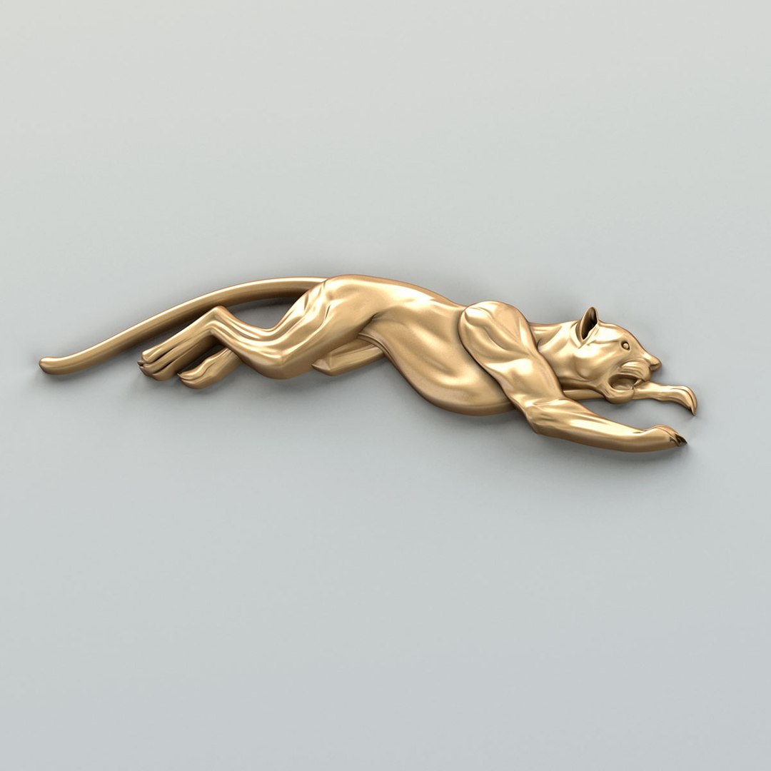 3D Animal Decor 002 Running Panthers Five Poses - TurboSquid 1953723