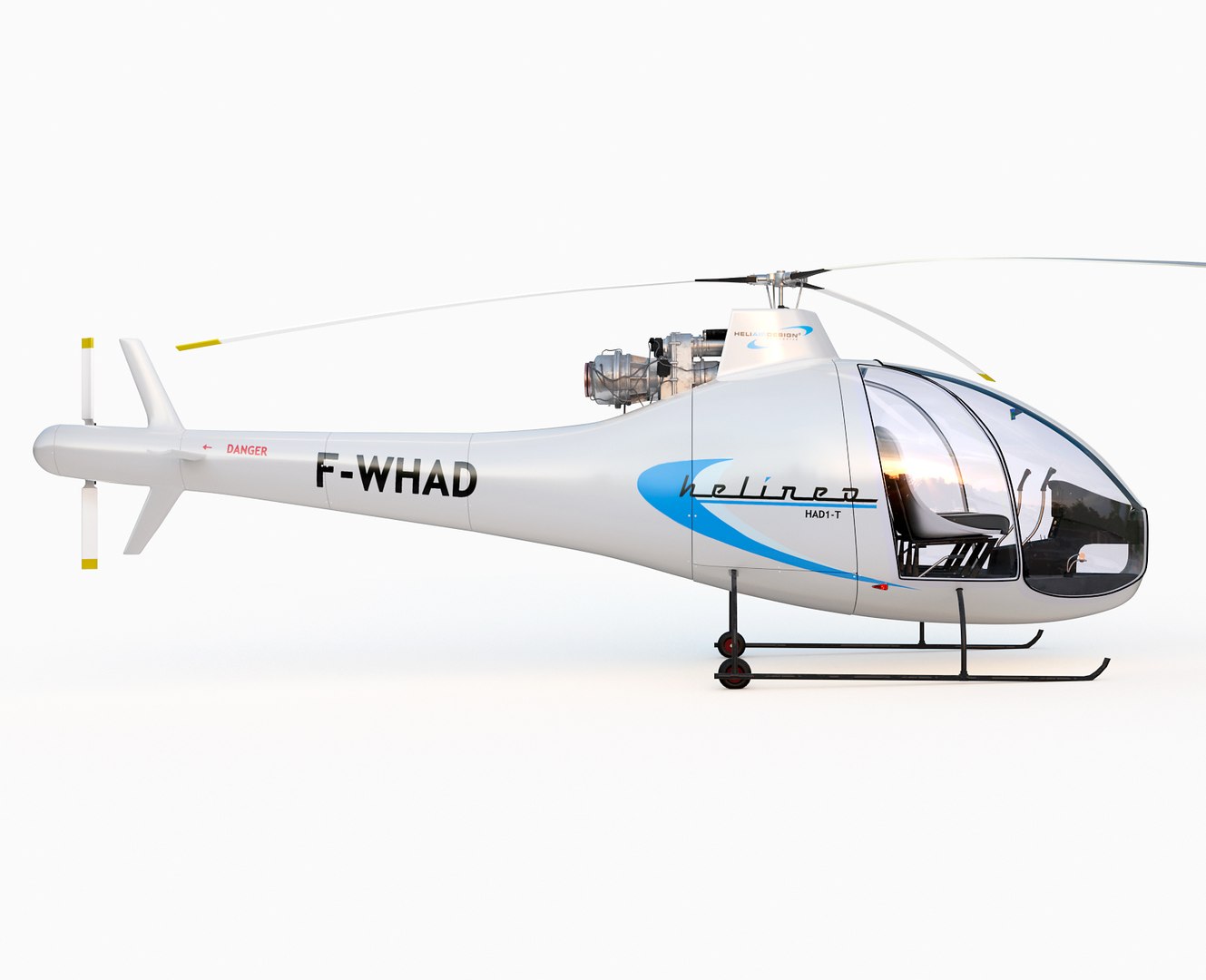 3D Model Helicopter Had1-t Helineo - TurboSquid 1379033