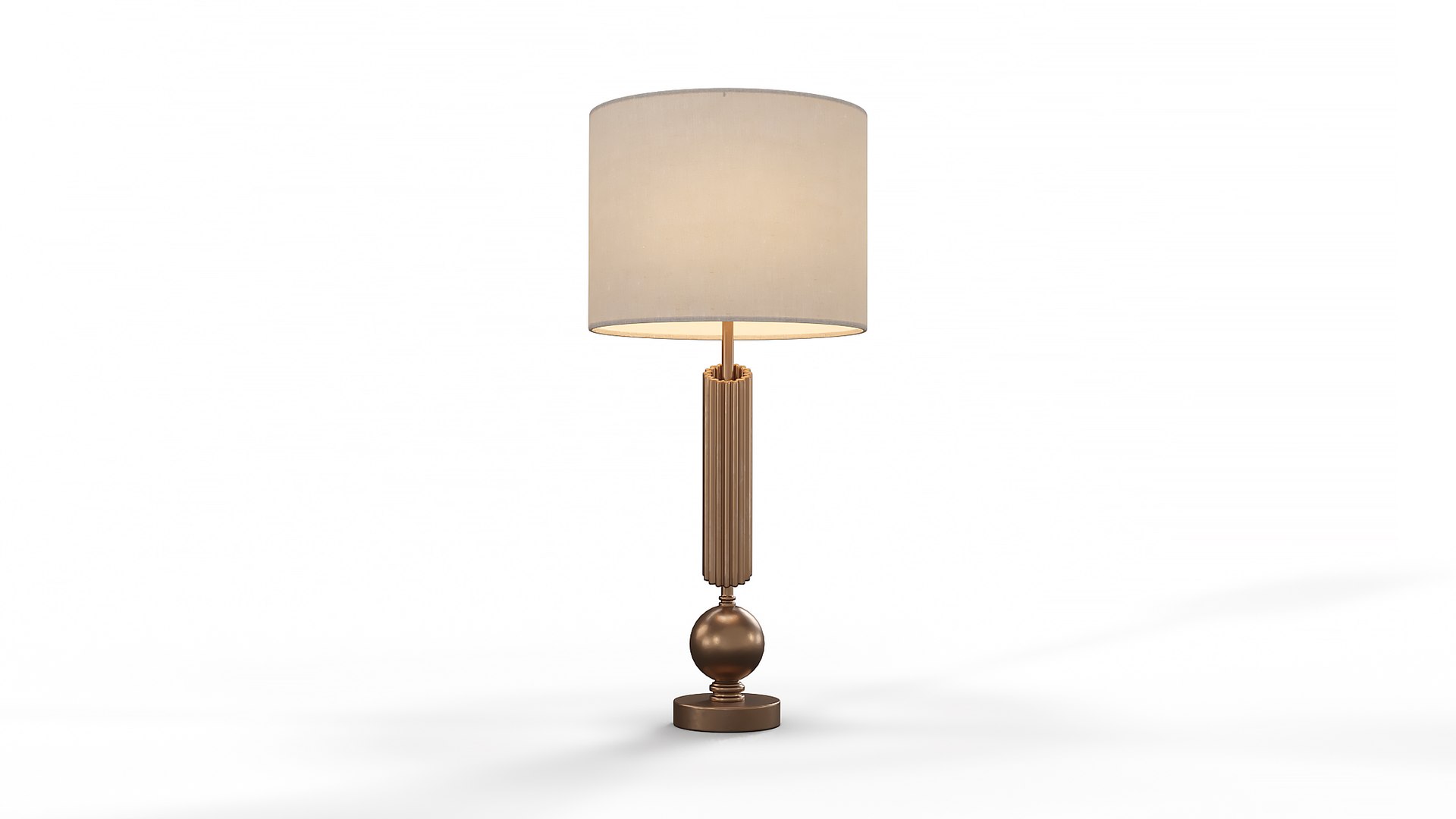 Jamie Young Ravel Table Lamp Brass 3D Model - TurboSquid 2428461