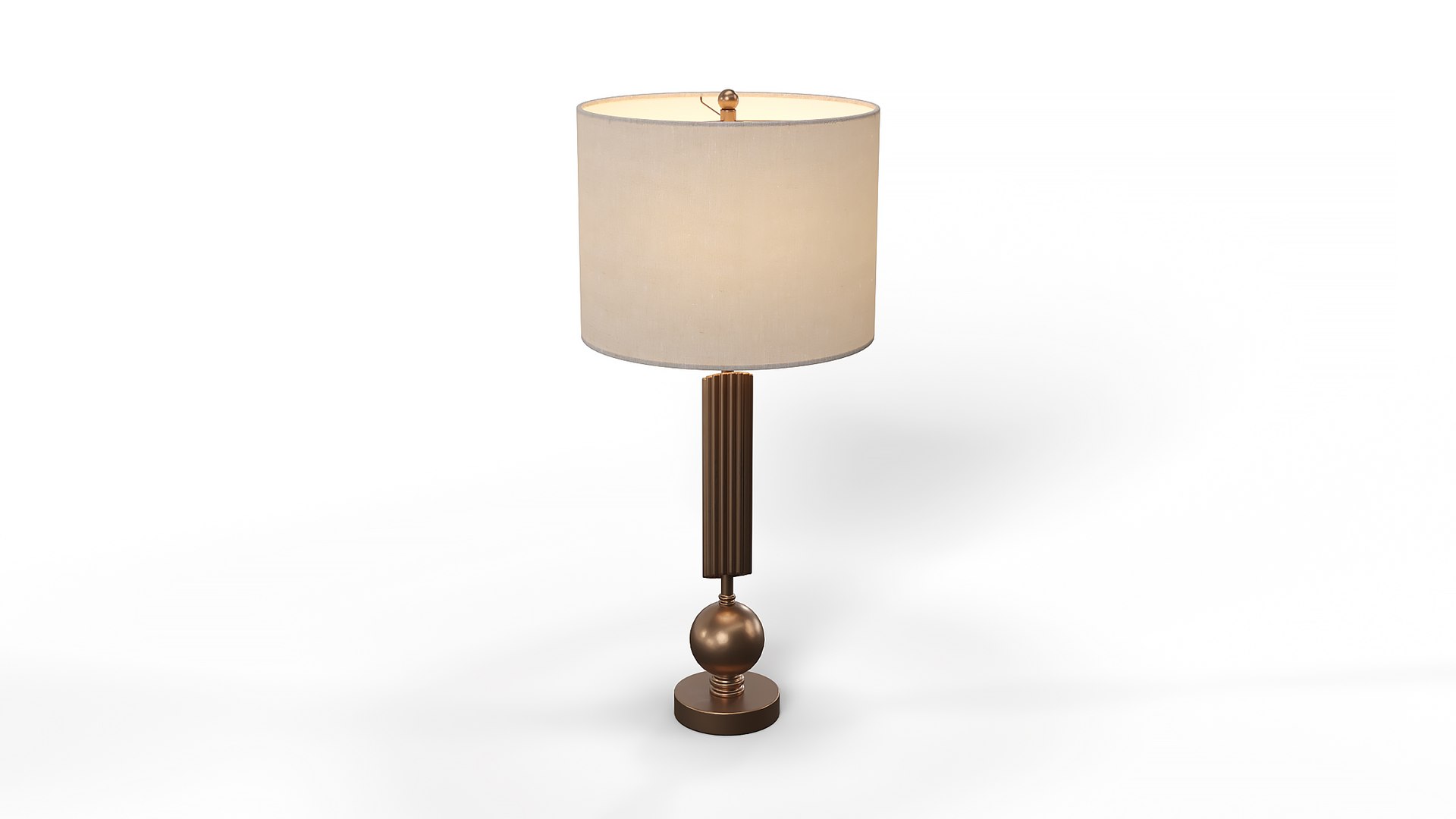 Jamie Young Ravel Table Lamp Brass 3D Model - TurboSquid 2428461