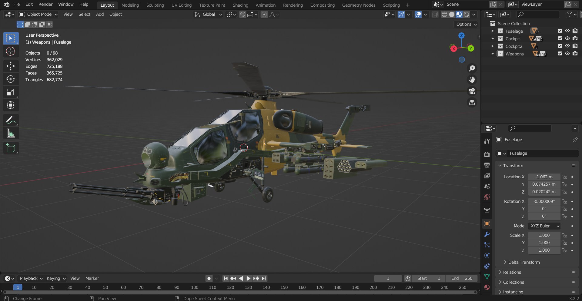 T129 ATAK 3D - TurboSquid 1971080