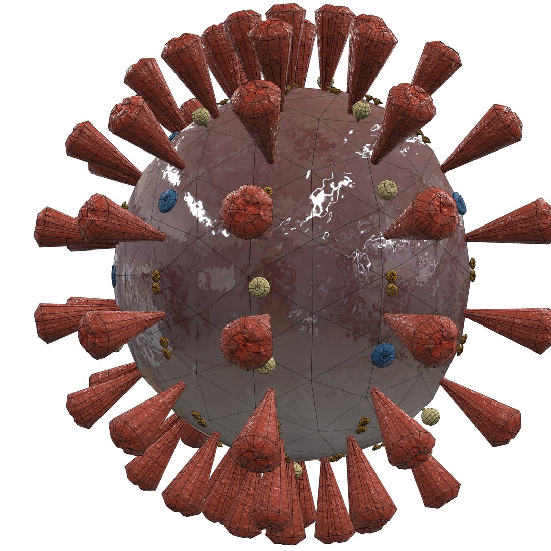 Coronavirus Virus Cell Model - TurboSquid 1519563