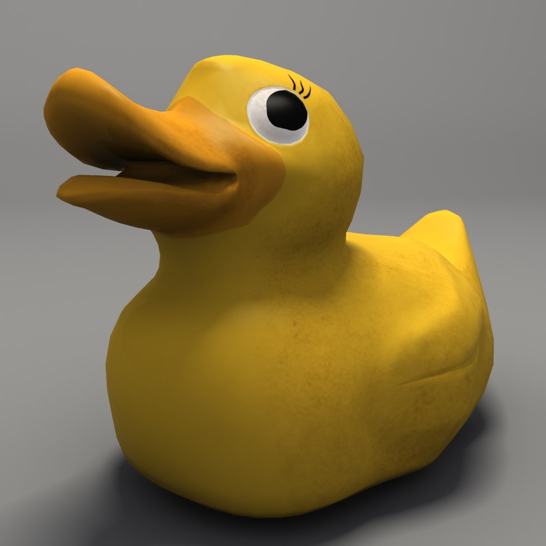 3d Toy Rubber Duck Model