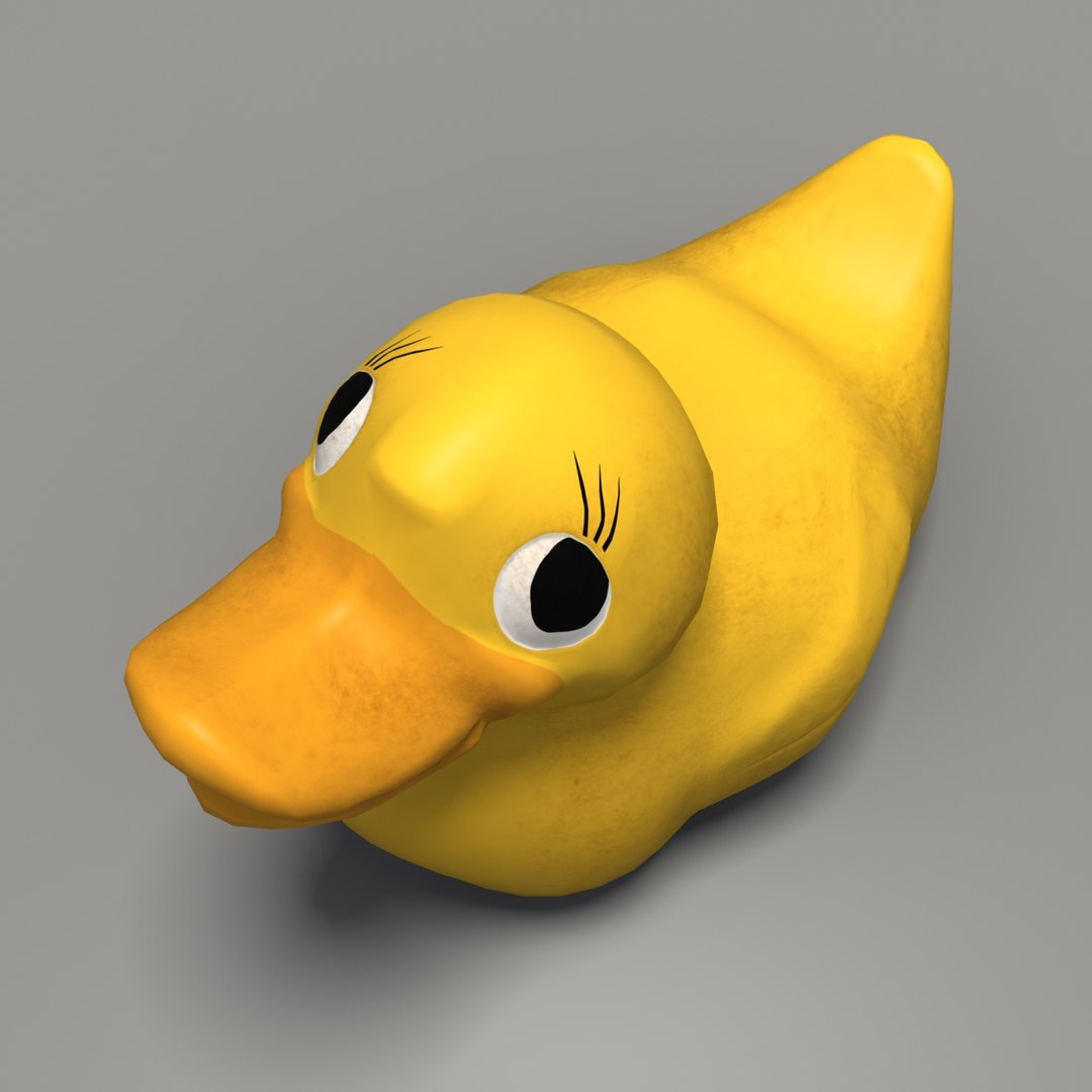 3d Toy Rubber Duck Model