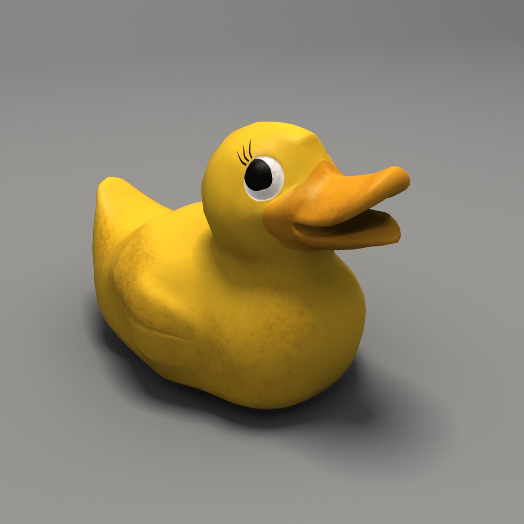 3d Toy Rubber Duck Model