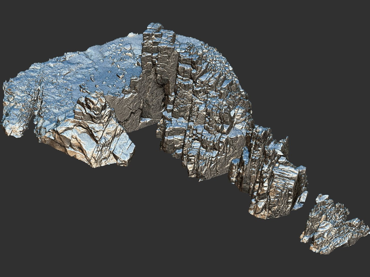 RED LAVA CLIFF PACK 3D model - TurboSquid 1876370