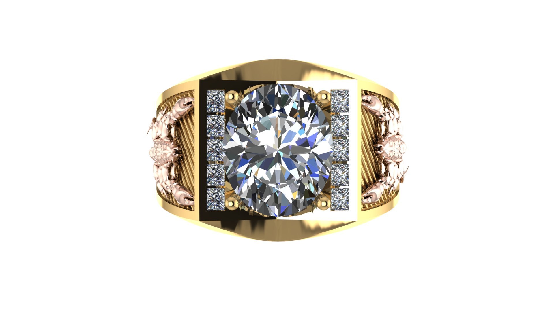 3D Men Ring 324 Model - TurboSquid 2334040