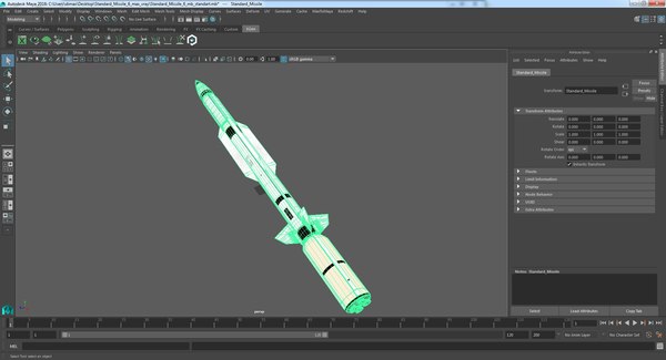 3D standard missile 6 - TurboSquid 1620853