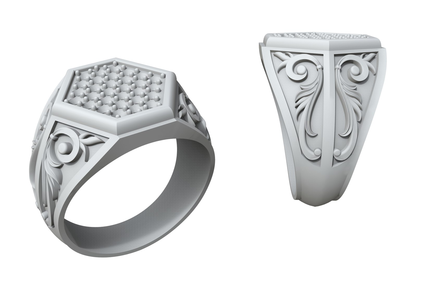 Jewellery Ring Stones Patterns 3D Model - TurboSquid 1339617