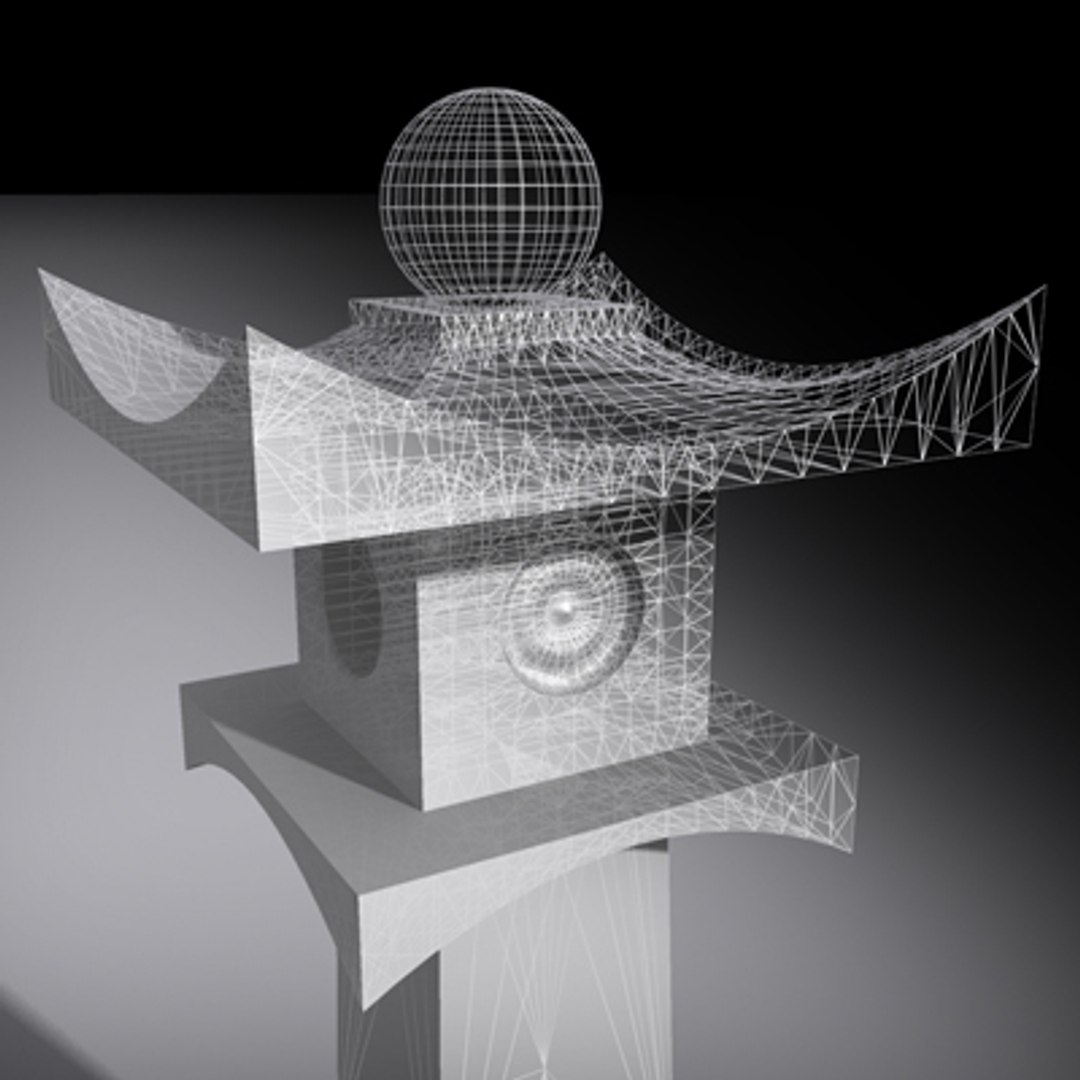 3ds max lantern light lamp