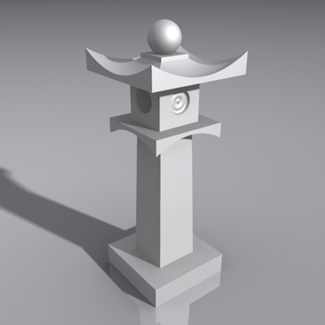 3ds max lantern light lamp