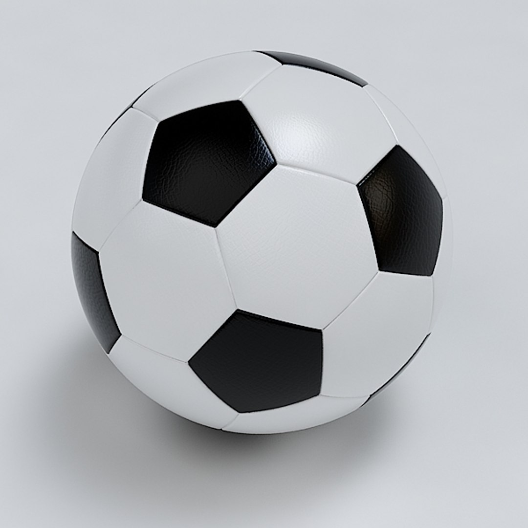 photo realistic soccer ball 3d max