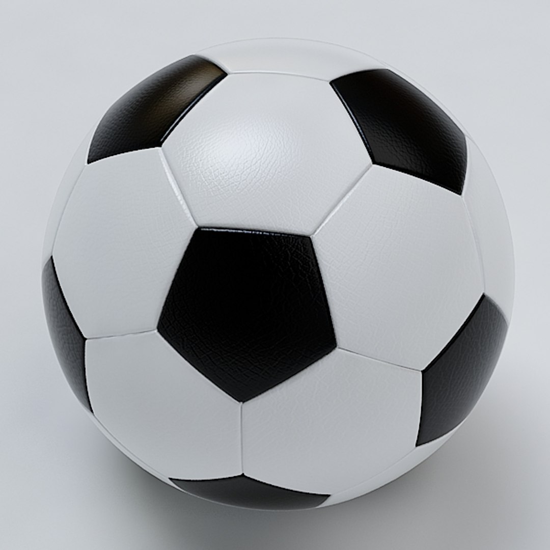 photo realistic soccer ball 3d max