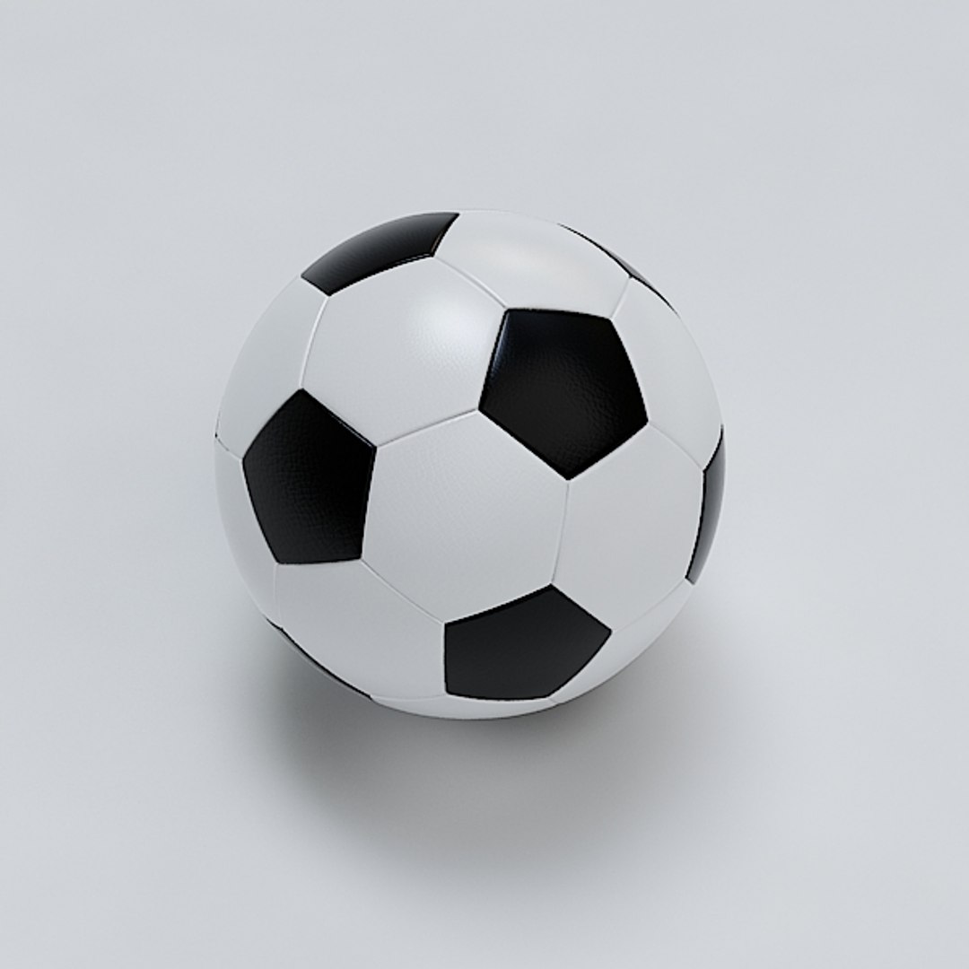photo realistic soccer ball 3d max