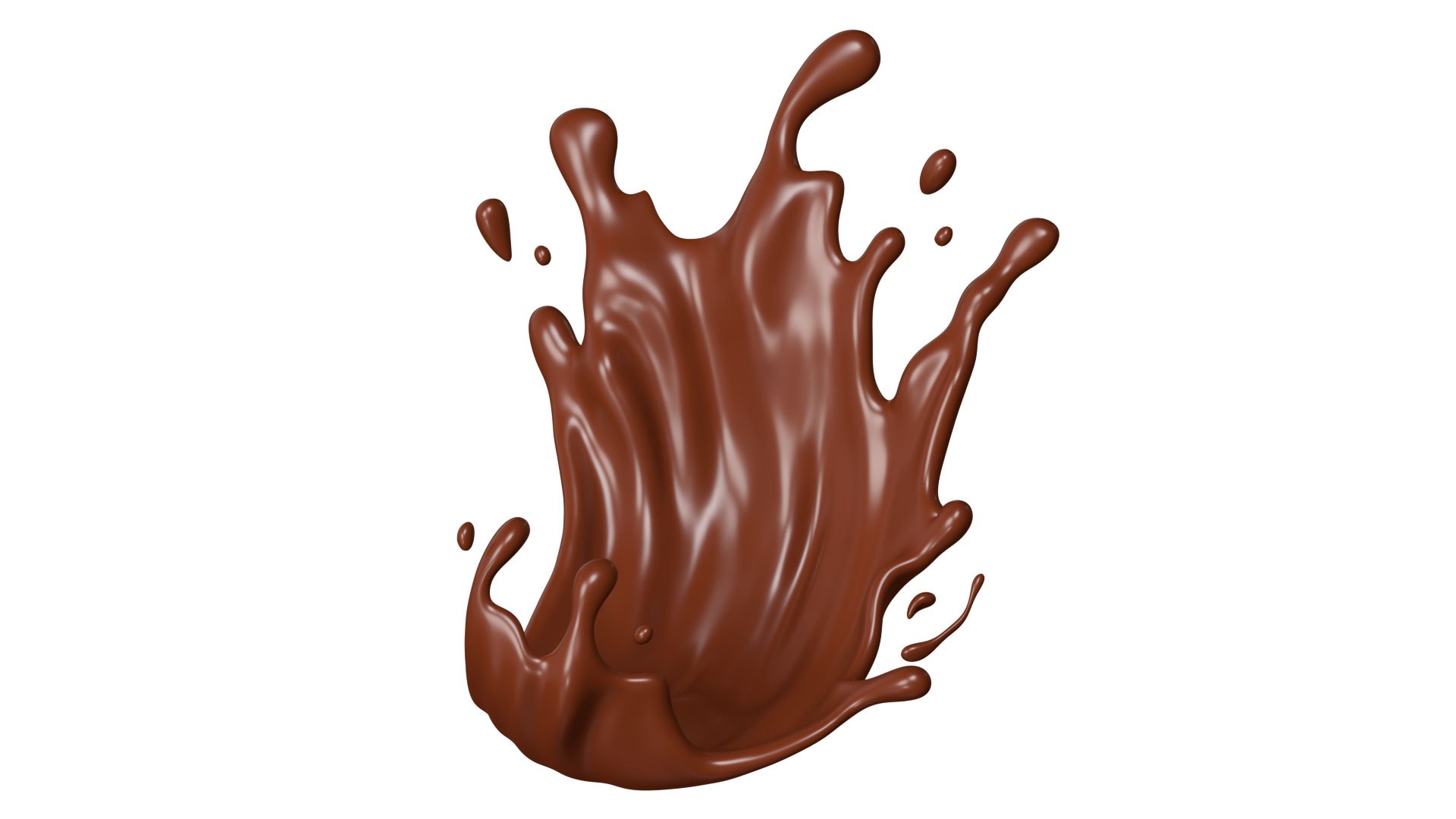 3D Model Chocolate Splash 13 - TurboSquid 2177937