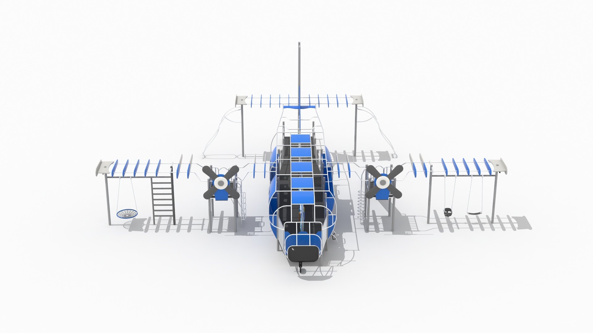 3D Airplane Playground - TurboSquid 2116641