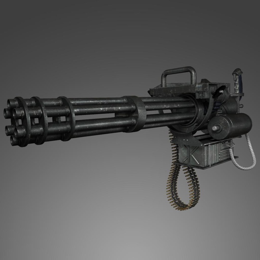 3d Model Minigun
