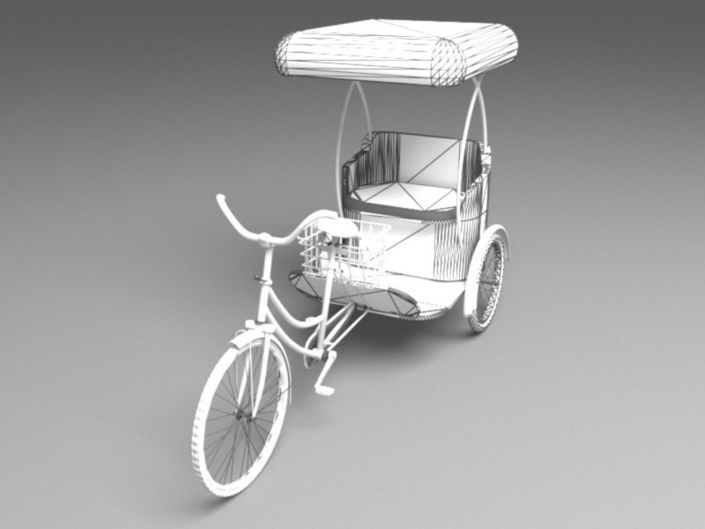 Bike Rickshaw 2 V2 3D Model - TurboSquid 1638227
